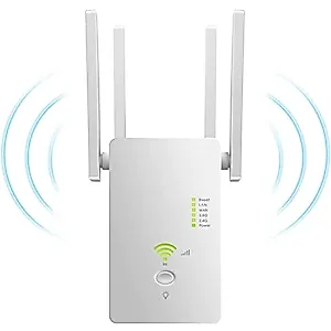 2023 WiFi Extender, WiFi Extenders Signal Booster for Home Covers Up to 8000 Sq. Ft and 40 Devices, Dual Band 2.4G/5G 1200Mbps Wireless Internet Repeater and Signal Amplifier Easy Setup