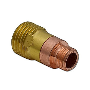 GZTIGWELD TIG Welding Torch STUBBY Gas Lens Collet Body 17GL332 3/32" & Collet 10N24S Copper Consumables KIT for WP 17 18 26 Torch 10PCS