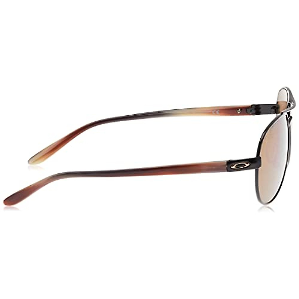 Oakley Women's OO4108 Tie Breaker Pilot Sunglasses, Polished Black/Prizm Tungsten, 56 mm