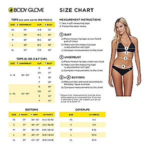 Body Glove Women's Standard Marlee High Waist Solid Bikini Bottom Swimsuit, Smoothie Black, Small