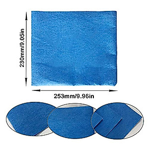 S SMILEFIL 9 Pack Blue Cloth Reusable Dry Filter Bags Compatible with Stanley 25-1217 1-5 Gallon Wet/Dry Vacuums