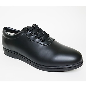 DINKLES Women's Glide Marching Band Shoes (Medium Width) (7.5, Black)