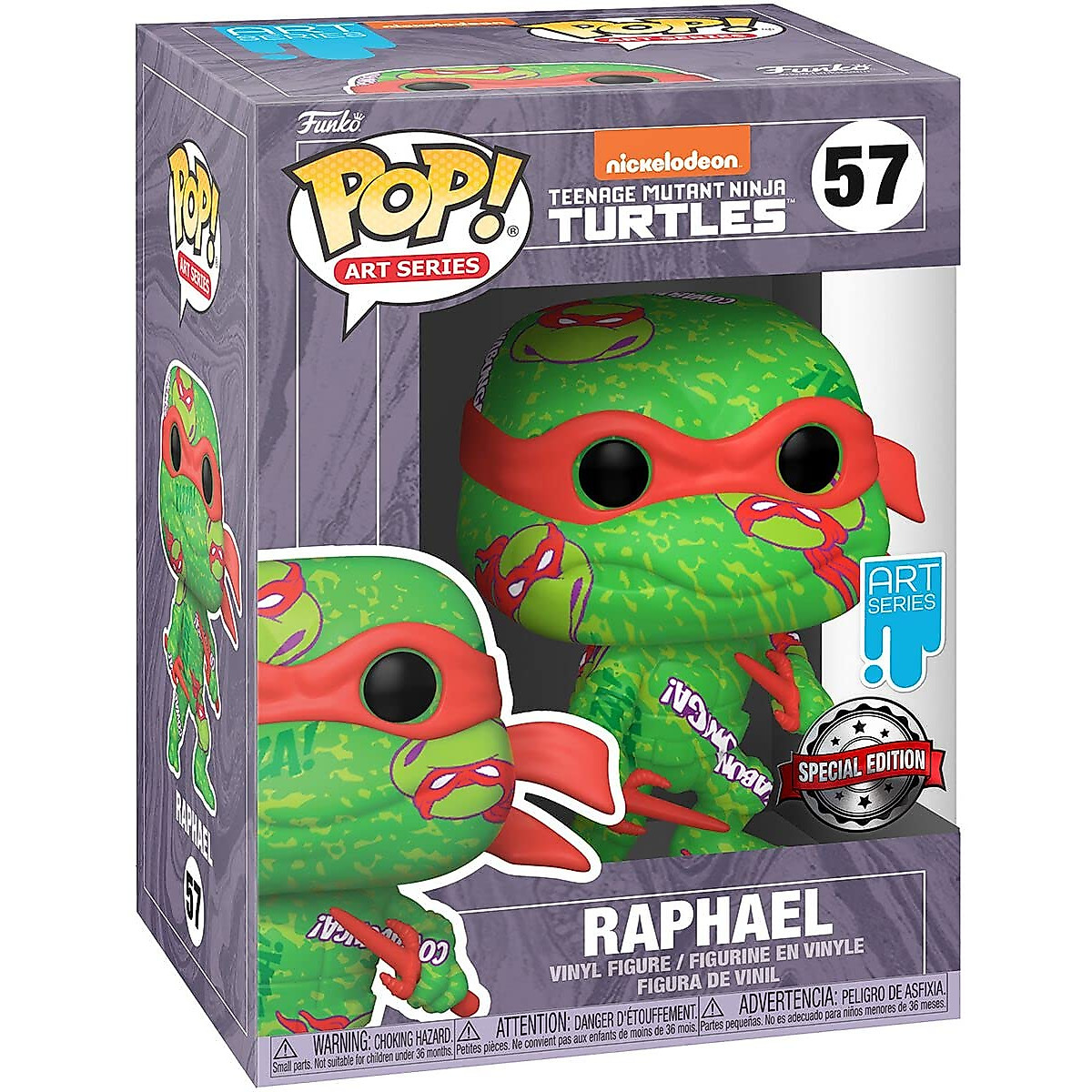 Raphael Artist Series Teenage Mutant Ninja Turtles Funko Pop! Vinyl Figure with Pop! Protector - Exclusive