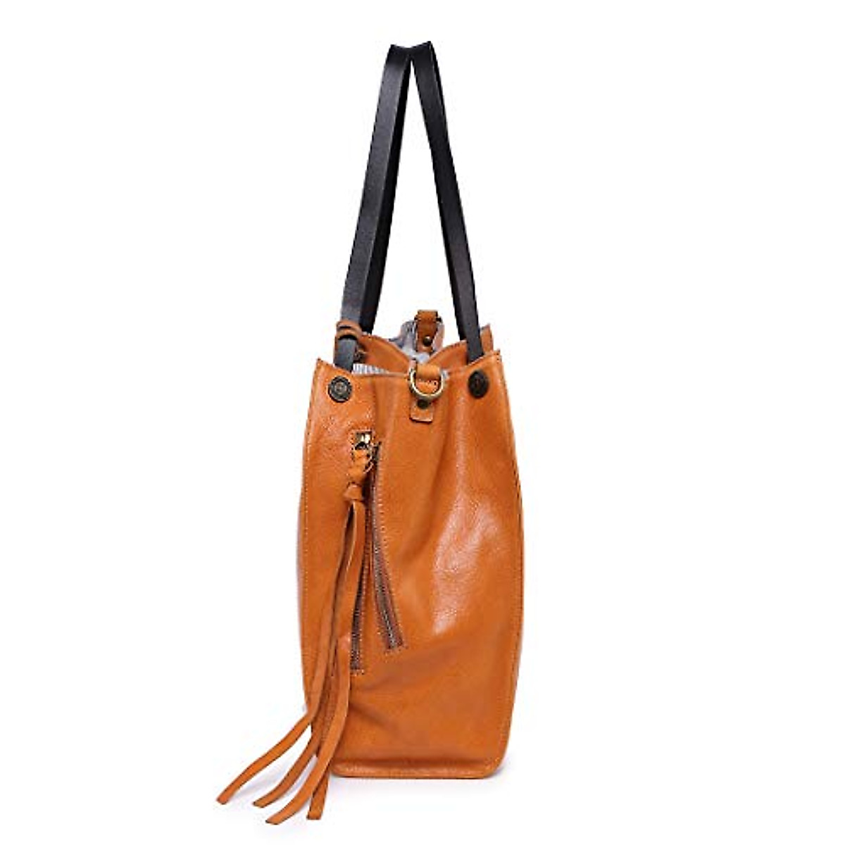 OLD TREND Genuine Leather Daisy Tote Bag (Chestnut)