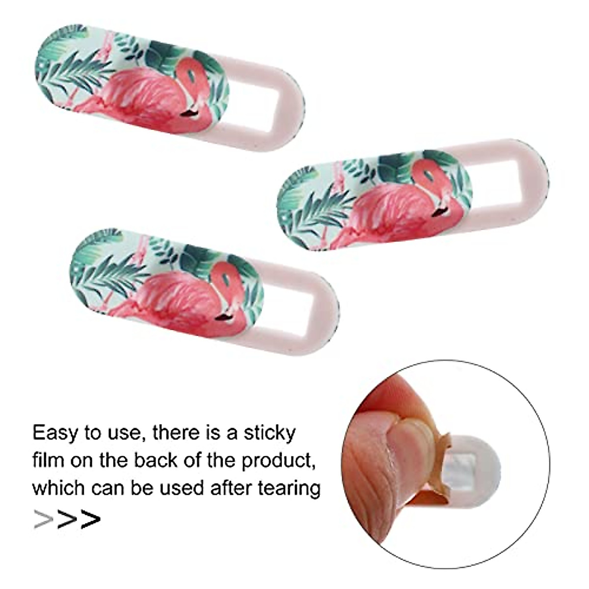 OSALADI Webcam Privacy Cover Computer Webcam Cover 3pcs Webcam Privacy Covers Flamingo Pattern Webcam Blocker for Laptop Tablet Laptop Camera Cover Laptop Camera Cover