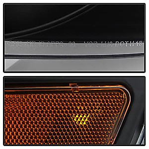 ACANII - For Black 2006-2010 Ford Explorer Headlights Headlamps Replacement Driver+Passenger Side