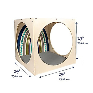 Children’s Factory Tranquility Cube Reading Nook, Wooden