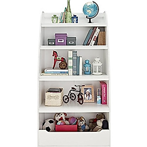 Ameriwood Home Hazel Kids' 4 Shelf Bookcase, White