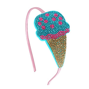 Bowbear Crystal Party Headband, Ice Cream