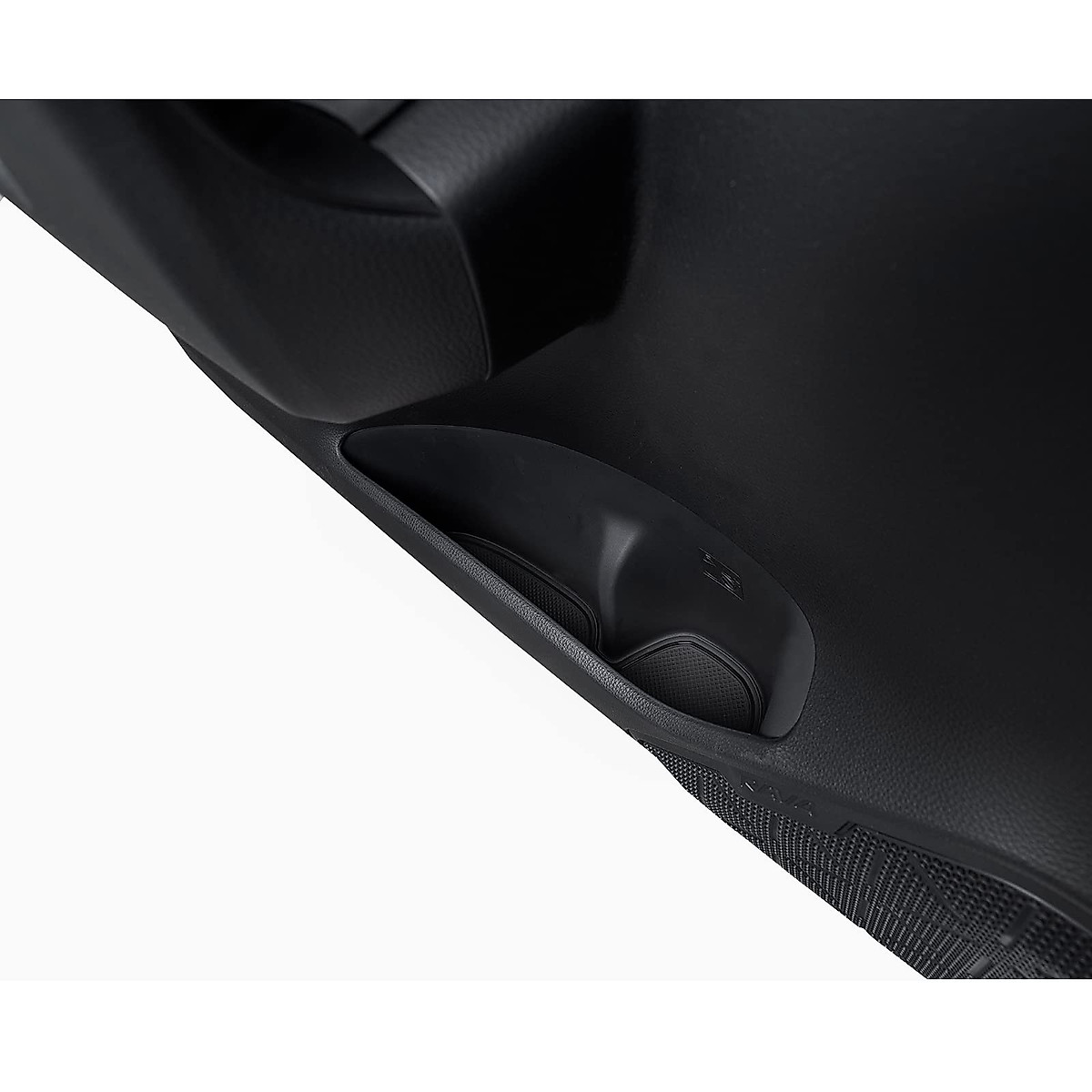 JDMCAR Liner Accessories Compatible with Toyota RAV4 2019-2024 2025 and 2021-2025 RAV-4 Prime, Custom Fit Cup Holder, Center Console, and Door Pockets Inserts Kit (Black Trim) - 15 PC Set