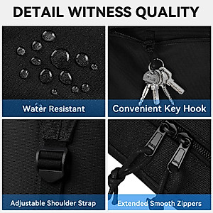 School Backpack, Chase Chic Casual Backpack Black Unisex Classic Lightweight Water Resistant Rucksack Travel Backpack Fits 15.6 Inch Laptop