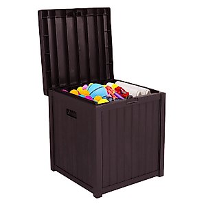 FRITHJILL Storage Deck Box, Outdoor Garden Tools and Storage Container for Patio Furniture, Store Items on Patio, Garage, Yard，51 Gallon