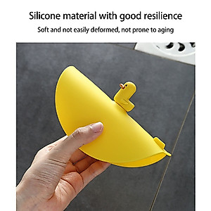 YLWX Silicone Duck Drain Cover, Bathroom Shower Drain Cover, Bathroom Kitchen Sink Cover, Bathtub Stopper (Size : Fashion Red*4)