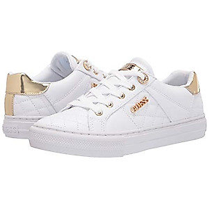 Guess Women's Loven Sneaker, White, 10