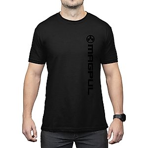Mapgul Cotton Crew Neck Short Sleeve T-Shirt for Men, Vert Logo Navy, 2X-Large