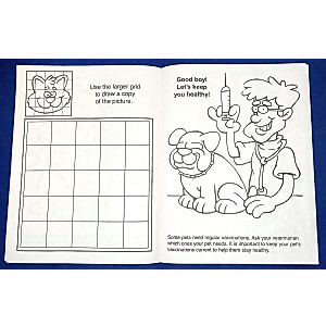 ZOCO - Healthy Pets are Happy Pets - Kids Coloring Books (50 Bulk Pack, Without Crayons) - Love Animals, Furry Friends - Vet, Pet Store Handout - Games, Puzzles, Activities for Kids