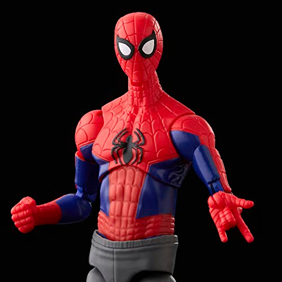 Spider-Man Marvel Legends Series Across The Spider-Verse Peter B Parker 6-inch Action Figure Toy, 2 Accessories