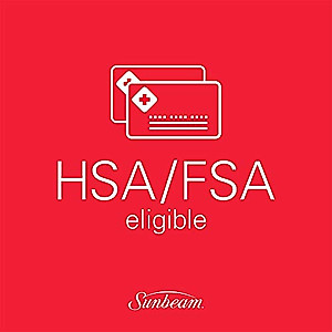 Sunbeam Heating Pad for Pain Relief | King Size Ultra Heat Technology, 4 Heat Settings with Auto Off and Moist/Dry Heat Options | Plaid, 12 Inch x 24 Inch