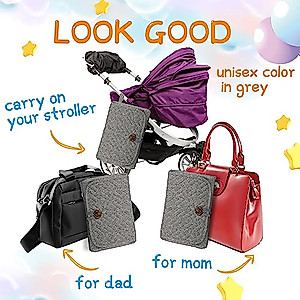 PHOEBUS BABY Portable Changing Pad Travel - Waterproof Foldable Diaper Changing Mat - Lightweight & Compact Changing Station, Newborn Baby Gifts