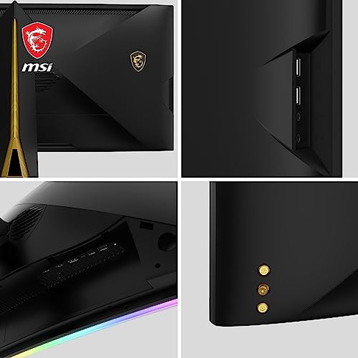 MSI MEG 342C QD OLED, 34" Curved Gaming Monitor, 3440 x 1440 (UWQHD), OLED, 0.1ms, 175Hz, FreeSync Premium, HDR 400, HDMI, DP Port, USB Type C, Tilt, Height