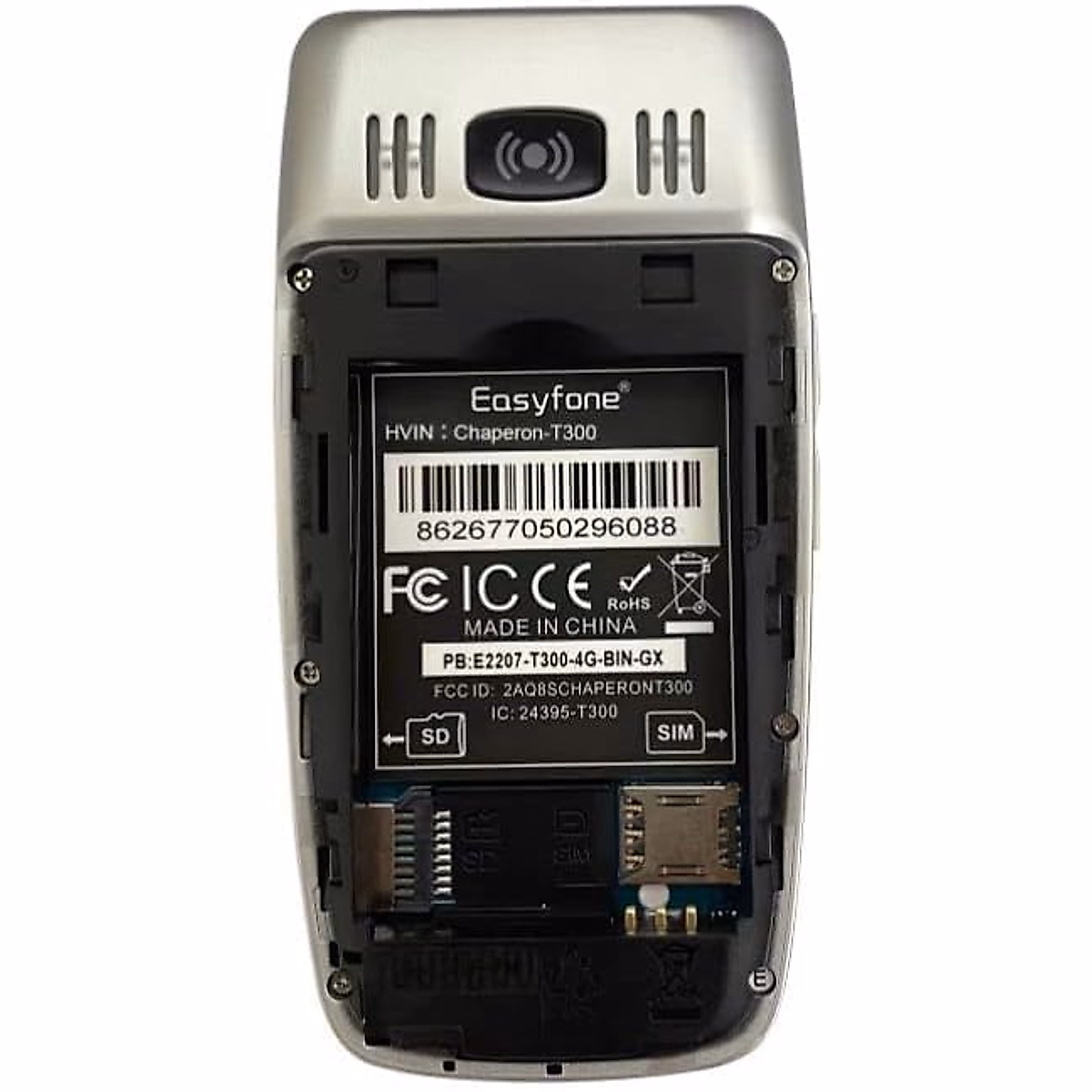 Easyfone T300 4G Big Button Flip Cell Phone for Seniors, Clear & Loud ...