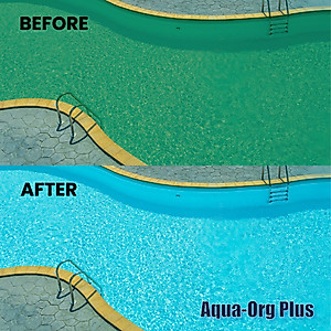 AQUA-ORG PLUS - Granular Calcium Hypochlorite 65% Pool Shock for Swimming Pools, Spas and Hot Tubs (55 Pound)