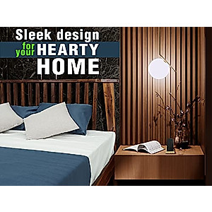 Acacia Kaylin Wooden Bed Frame with Headboard, Solid Wood Platform Bed with Wood Slat Support, No Box Spring Needed, Queen (U.S. Standard), Chocolate, 14 Inch, V1