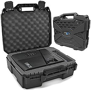 Casematix Projector case Compatible with Select Epson Projectors VS240, VS345, VS340 3LCD, XGA, SVGA - Check Projector Sizing