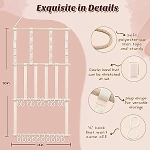 POVETIRE Headband Holder Hair Bows Organizer Baby Headbands Hair Accessories Organizer Storage Wall Hanging Decor