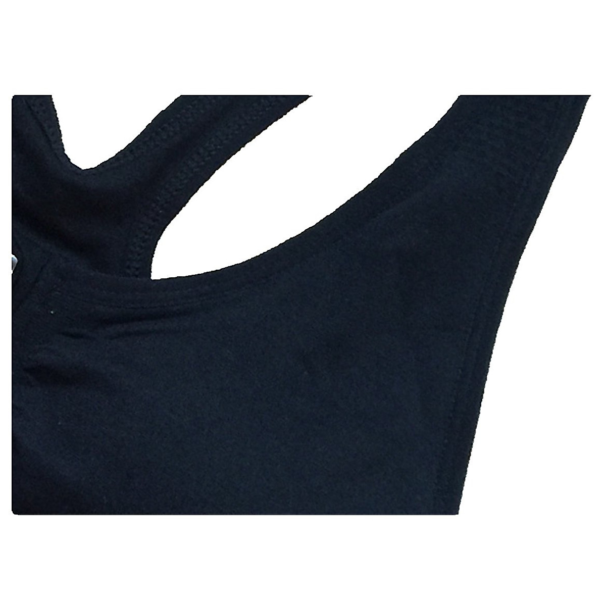 ohlyah Women's Zipper Front Closure Sports Bra Racerback Yoga Bras 3 Pack L