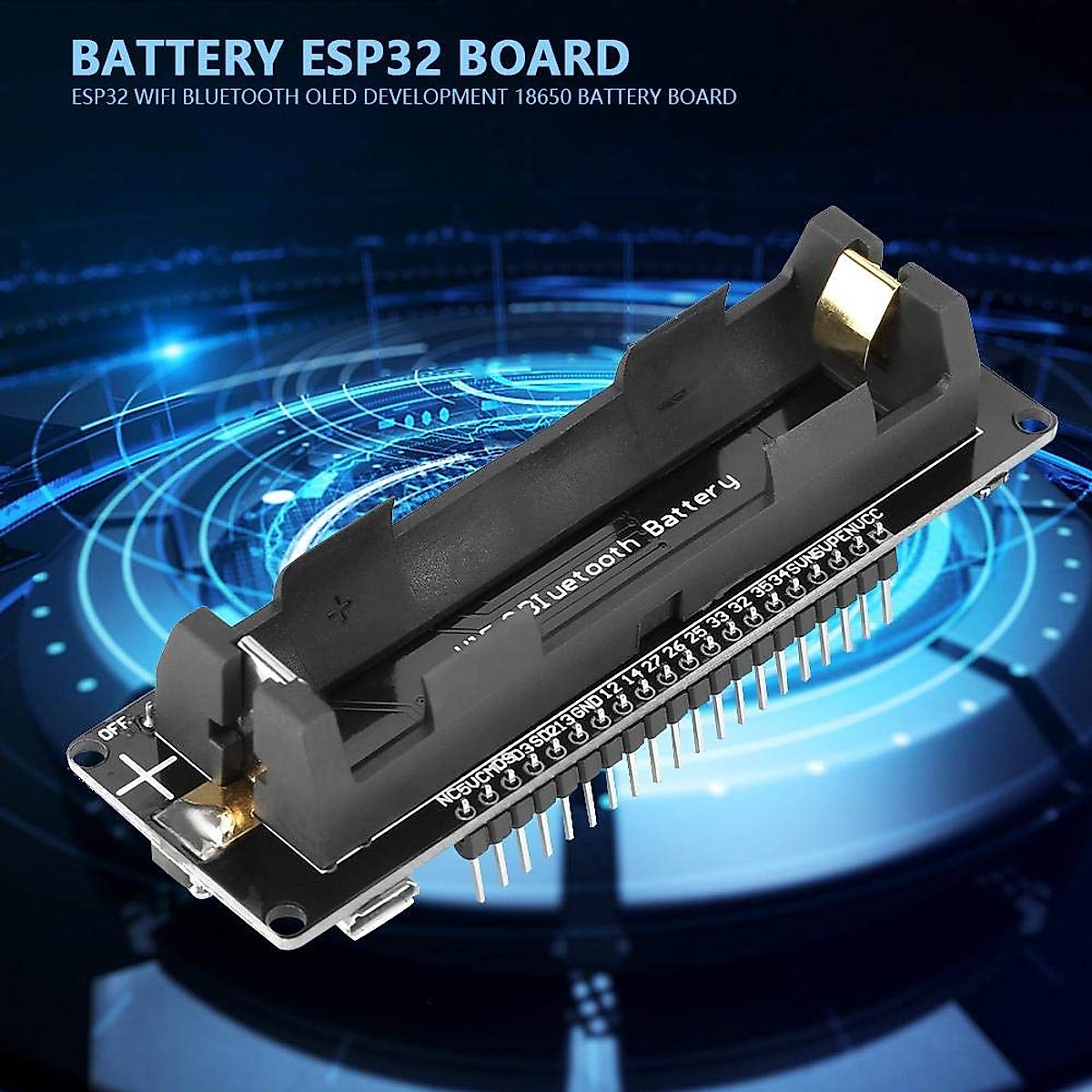 ESP32 Development Board 3.5x1.2in 2.4GHz Dual-Mode and Bluetooth Compatible Dual Cores Module for Battery