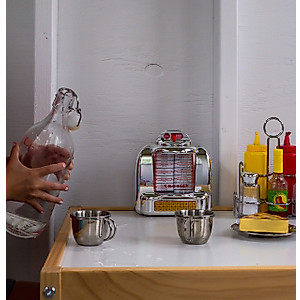 Crosley CR1120A-SI Diner Mini Jukebox Bluetooth Tabletop FM Radio