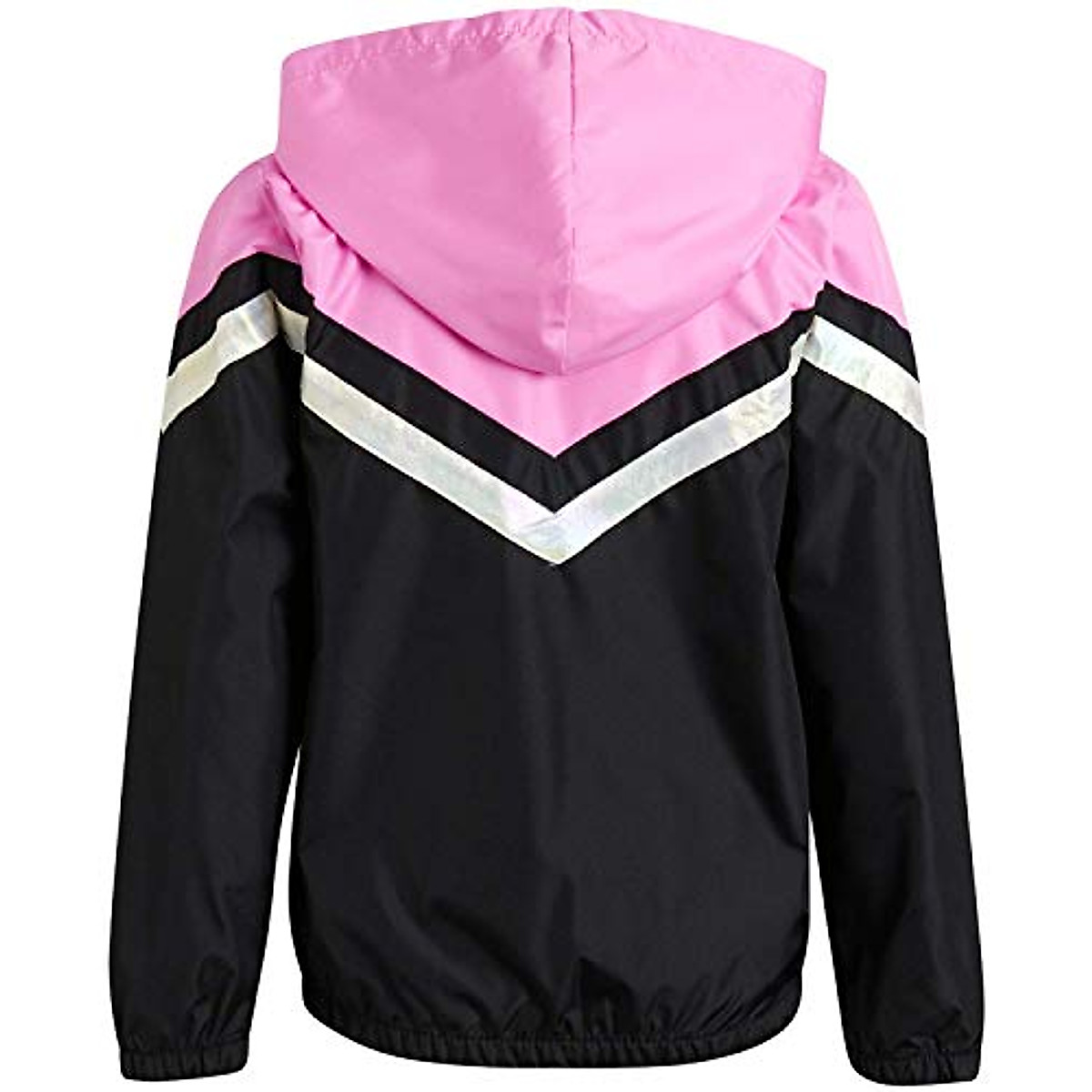 Body Glove Girls' Tracksuit - 2 Piece Windbreaker Jacket and Active Leggings Sweatpants Set, Size X-Large, Hot Pink/Black