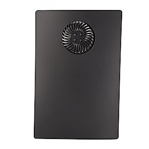 Console Panel Board Replaceable Heat Dissipation Scratchproof Matte Black Front Cover with Heating Fan for Game Console