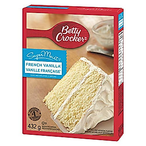 Betty Crocker Super Moist French Vanilla Cake Mix 432 Grams / 15.25 Oz - 4 Packs