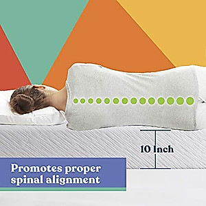 EARLY BIRD Essentials 10 Inch Gel Memory Foam Mattress, California King, Dual Layer Comfort