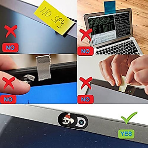 Laptop Camera Cover Slide, Webcam Cover Slide, [6-Pack] Ultra-Thin for iPhone, iMac,PC, iPad Pro, Computer,Desktops,MacBook Accessories etc,Protect Your Visual Privacy and Security