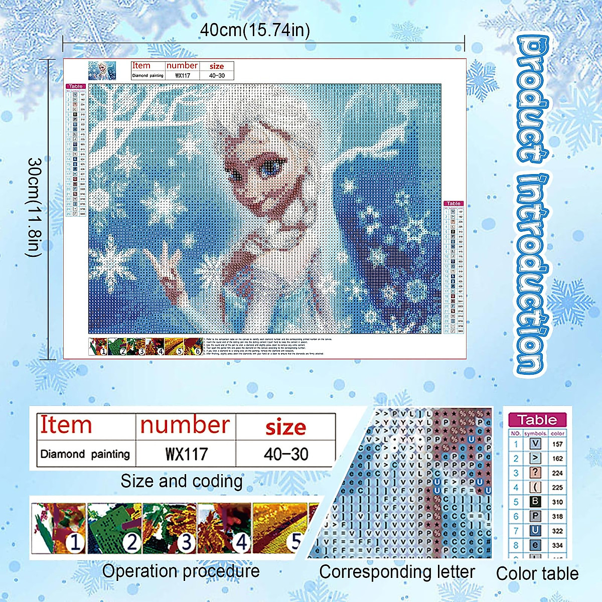 Diamond Painting Kits for Adults, DIY Full Drill Diamond Art Kits Cartoon, 5D Diamond Painting for Adults Beginners Home Wall Decor and DIY Crafts (12X16 Inch)