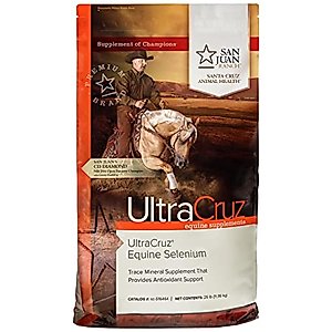 UltraCruz Equine Selenium Yeast Supplement for Horses, 25 lb, Pellet (200 Day Supply)