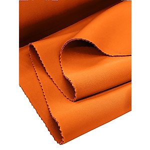 New Creations Fabric & Foam Inc, 58/60" Wide 90% Polyester / 10% Spandex Neoprene Scuba Fabric (Orange, 3 Yards)