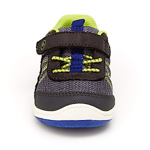 Stride Rite 360 Boy's Carson Sneaker, Grey Blue, M, 3.5 Little Kid
