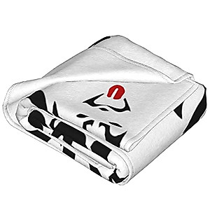 Insane Hip Clown Hop Posse Throw Blankets Flannel Blanket Lightweight Throw Blanket for Couch Bed Soft Warm Cozy 80"x60"