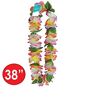 Beistle Silk 'N Petals Tropical Garden Lei