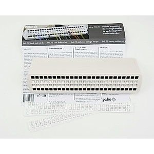 Pako Organiser Storage Needle Organiser - Cross Stitch Accessories - for Embroidery Needle - with 10 Blank Code Cards