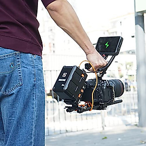 ZGCINE S200 V-Mount Battery 199Wh 14.8V with Dual DC/USB-C/D-TAP Ports for Video Camera Camcorder Broadcast,V-Lock Battery Compatible with BMPCC 4K 6K Pro/ZCAM/Canon EOS R5C/Sony FX3