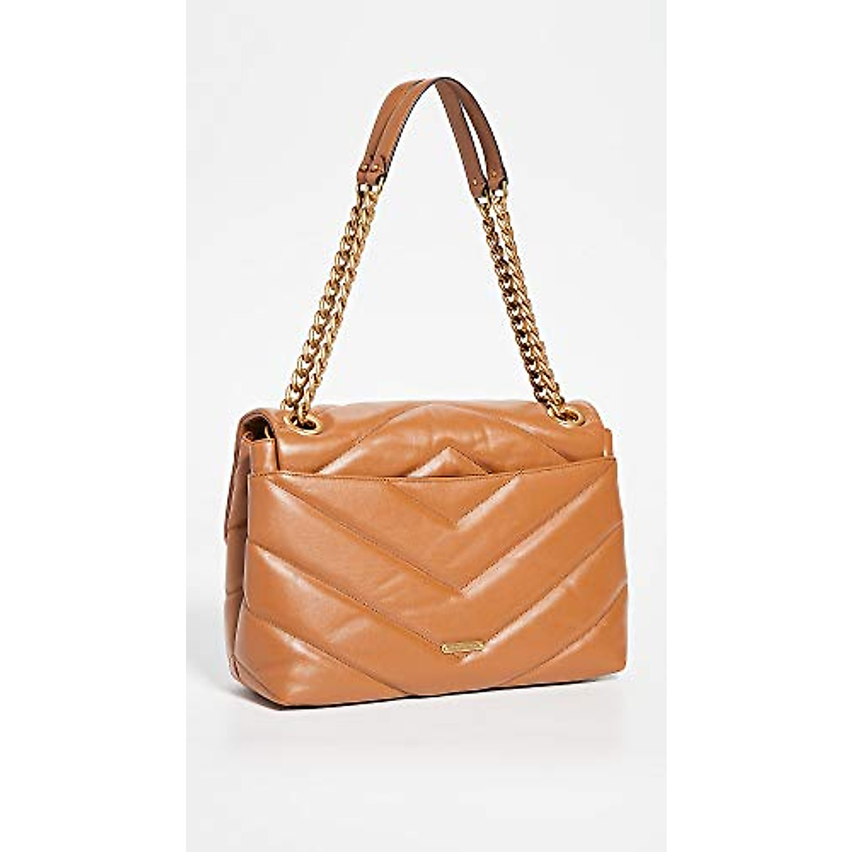 Rebecca Minkoff Women's Edie Maxi Shoulder Bag, Caramello, Brown, Tan, One Size