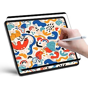 Softamm Paperfeel Magnetic Screen Protector for iPad Pro 12.9 Inch (2022/2021/2020/2018), Matte PET Film for Drawing & Writing Feel Like on Paper(Thin/Responsive/Detachable/Reusable)