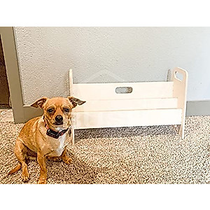 Bush Acres Montessori Kids Portable Bookshelf | Toddler Bookcase - Wooden Furniture Nursery Gift Book Shelf USA