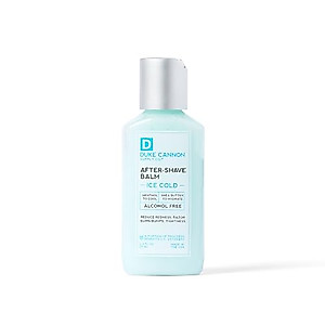 Duke Cannon Supply Co. Ice Cold Cooling Effect After-Shave Balm - Closes Pores and Soothes Skins to Prevent Irritation, 2.3 Fl oz.