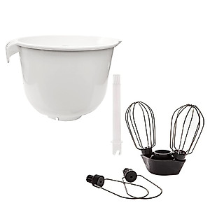 Magic Mill Ankarsrum Original White Complete Double Beater Set